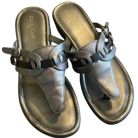 Cole Haan | Shoes | Cole Haan Womens Sandals Size 6 2b Melissa Buckle ...